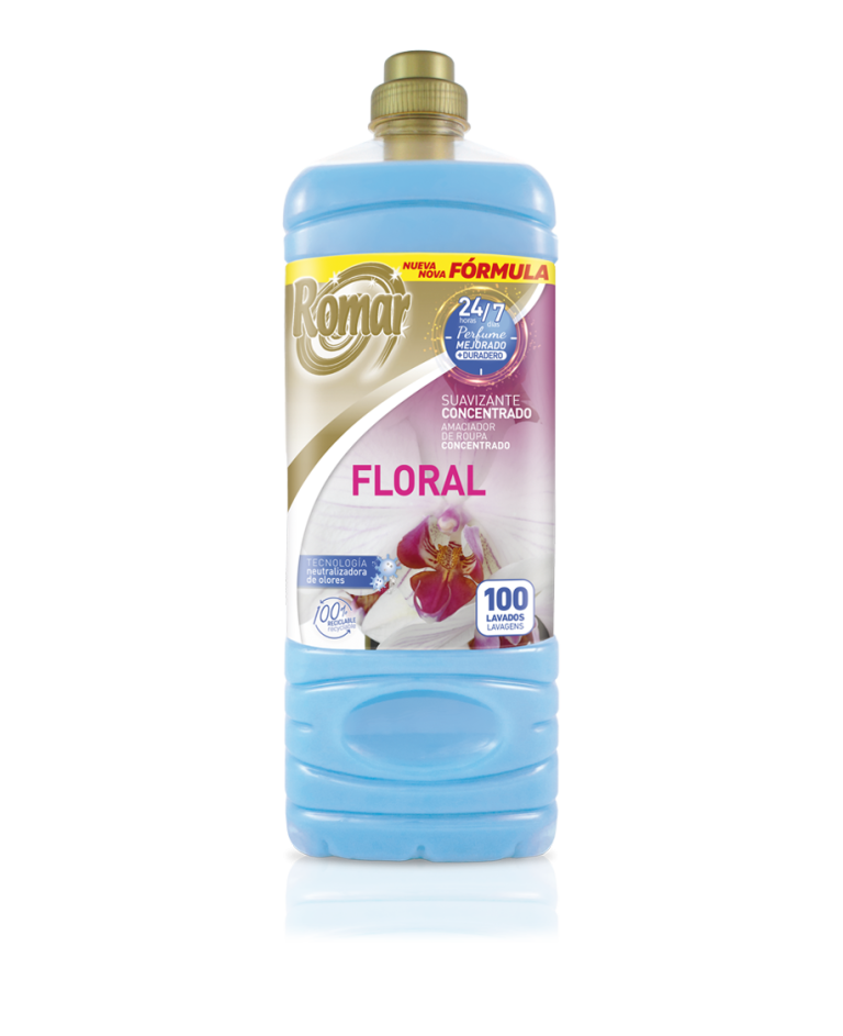 Floral concentrated fabric softener - Quimi Romar