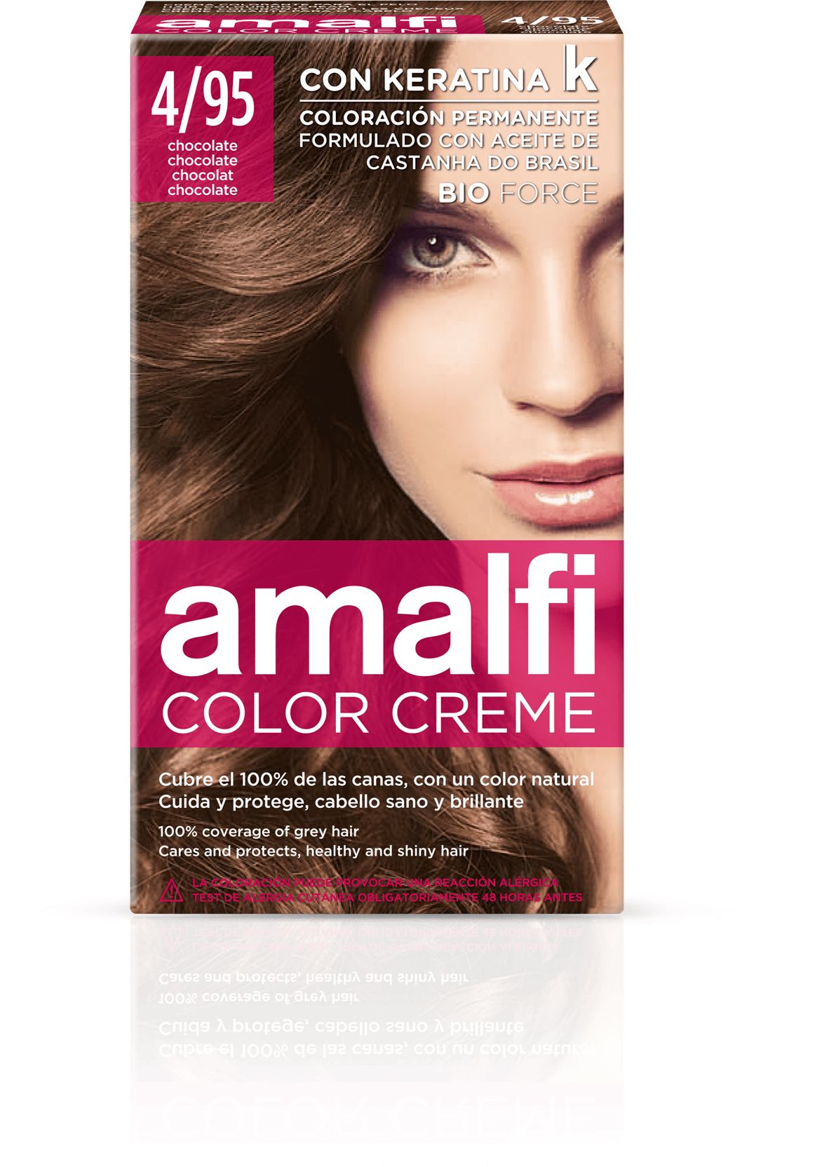Hair colouring cream 4/95 chocolate color creme - Quimi Romar